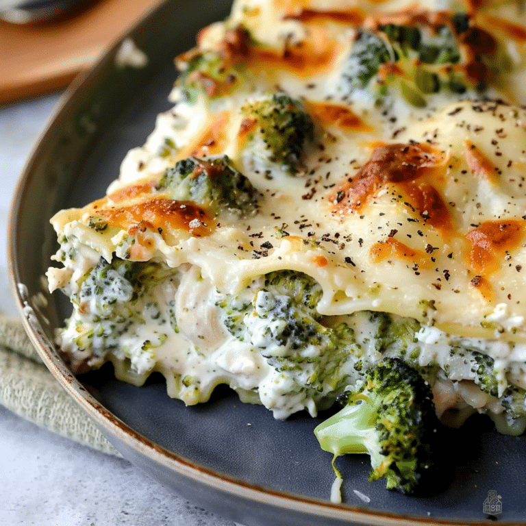 Chicken and Broccoli Lasagna - Clara quick dinners
