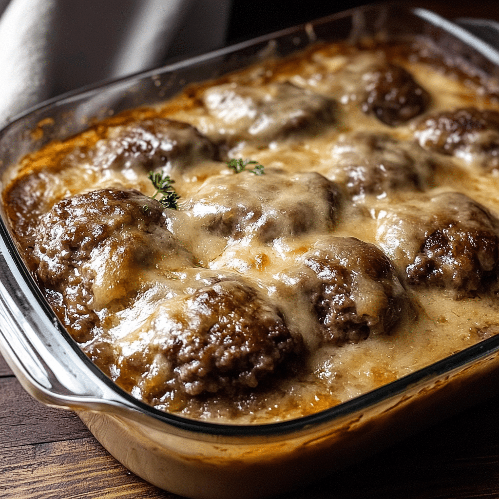 how to cook a hamburger steak in the oven
