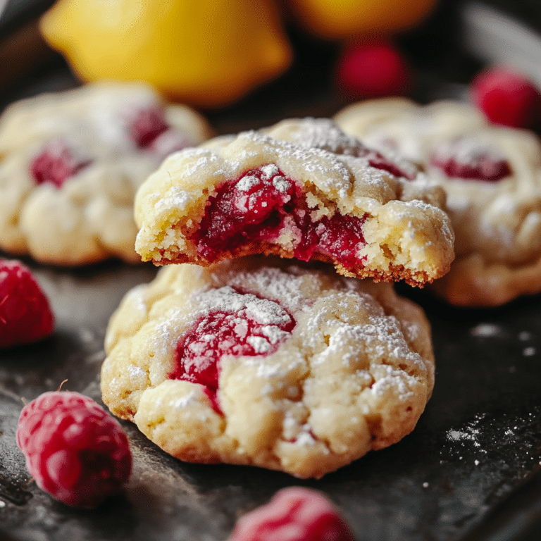 Lemon Raspberry Cookies - Clara quick dinners
