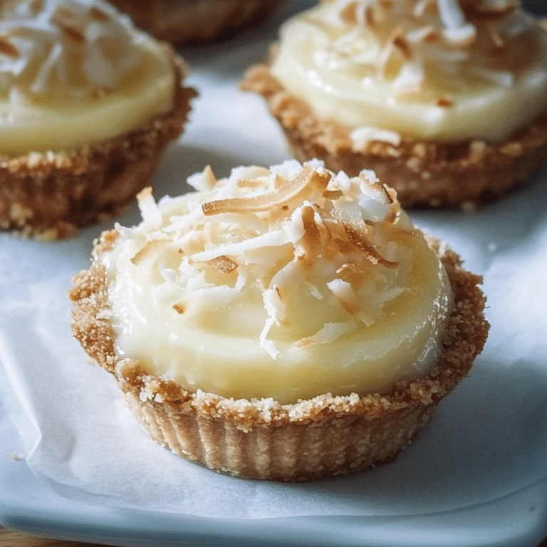 Mini Coconut Cream Pie - recipes