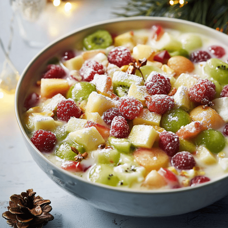 Christmas Fruit Salad - Clara quick dinners