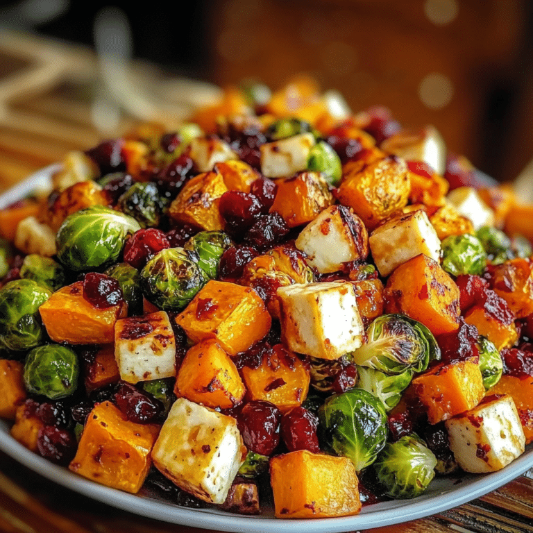 Cranberry-Glazed Roasted Butternut Squash, Brussels Sprouts, and Sweet ...