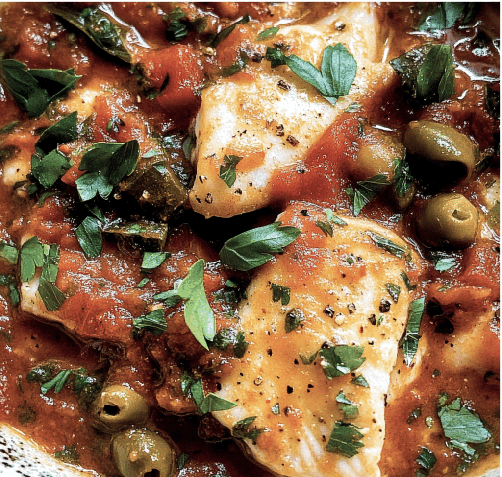 Fish Puttanesca - Clara quick dinners