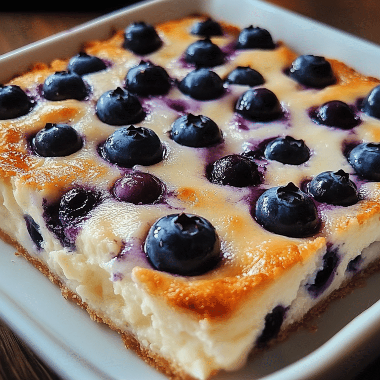 Blueberry Cottage Cheese Breakfast Bake - Clara quick dinners