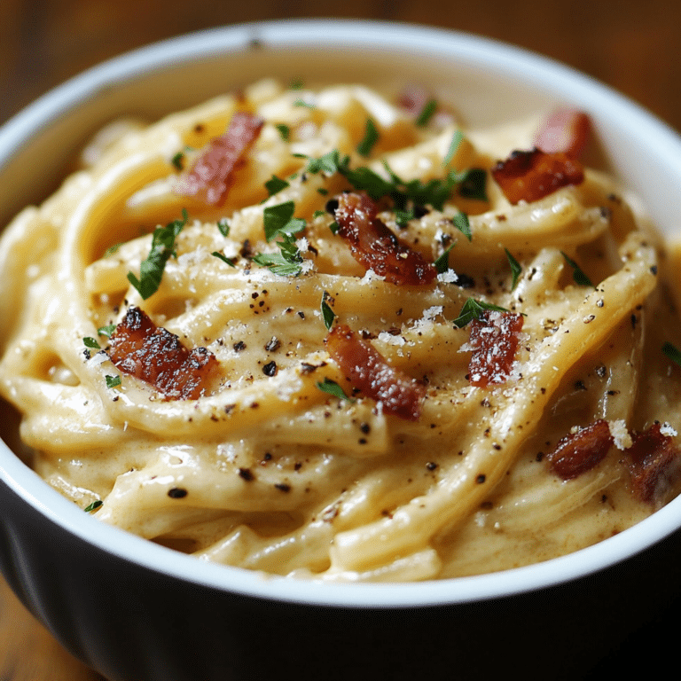 Creamy Bacon Carbonara - Clara quick dinners
