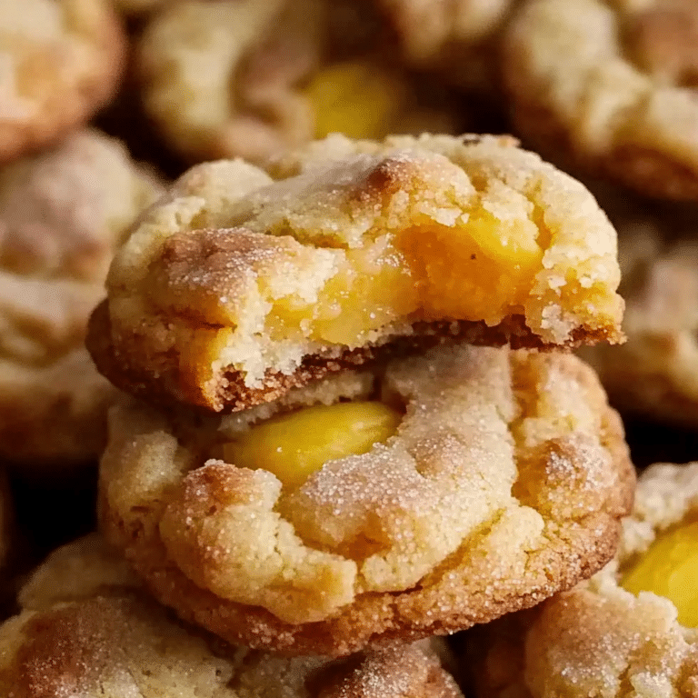 Peach Cobbler Cookies - Clara quick dinners