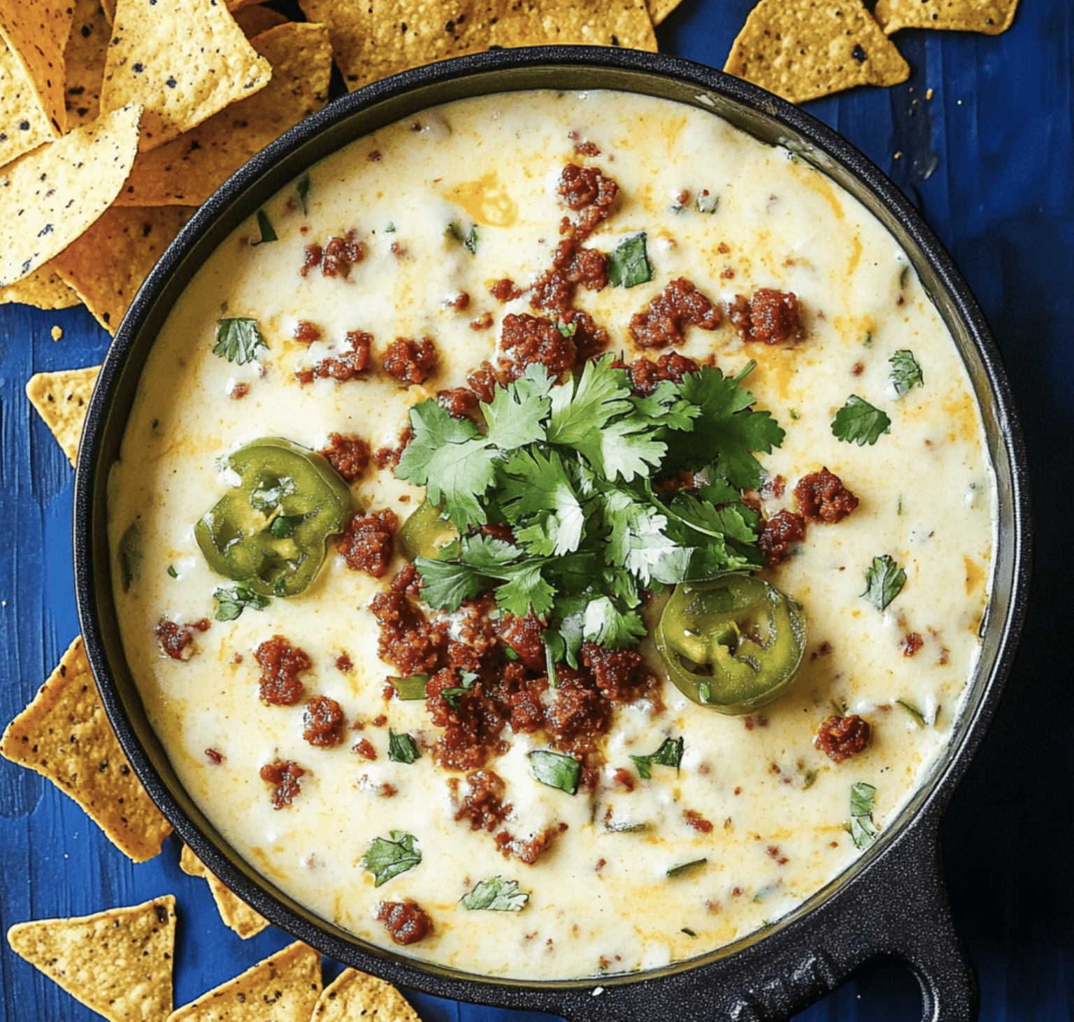 Creamy Chorizo Queso Dip - Clara quick dinners