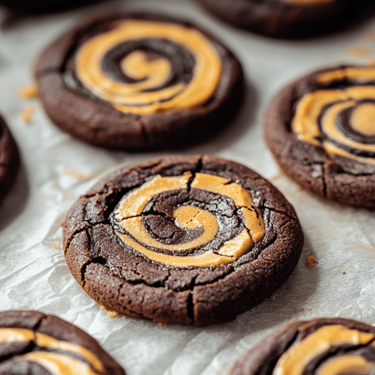 Chocolate Peanut Butter Swirl Cookies - Clara quick dinners