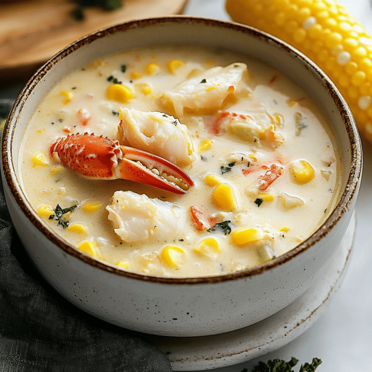 Crab & Corn Chowder - Clara quick dinners