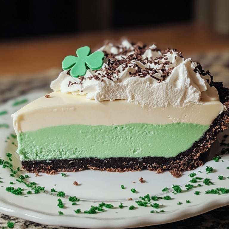 Shamrock Mint Milkshake Pie - Clara quick dinners