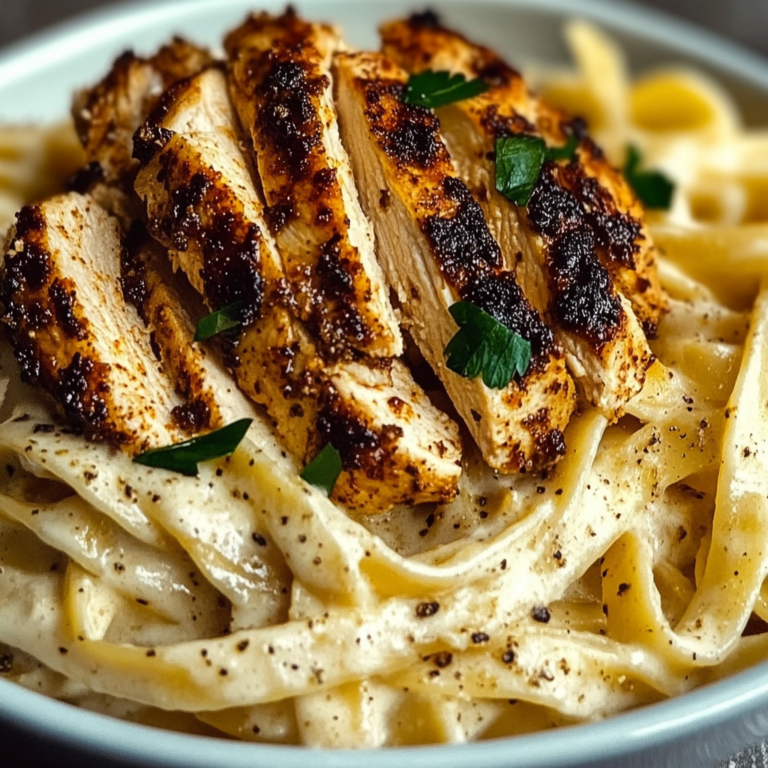 Blackened Chicken Alfredo Recipe - Clara quick dinners