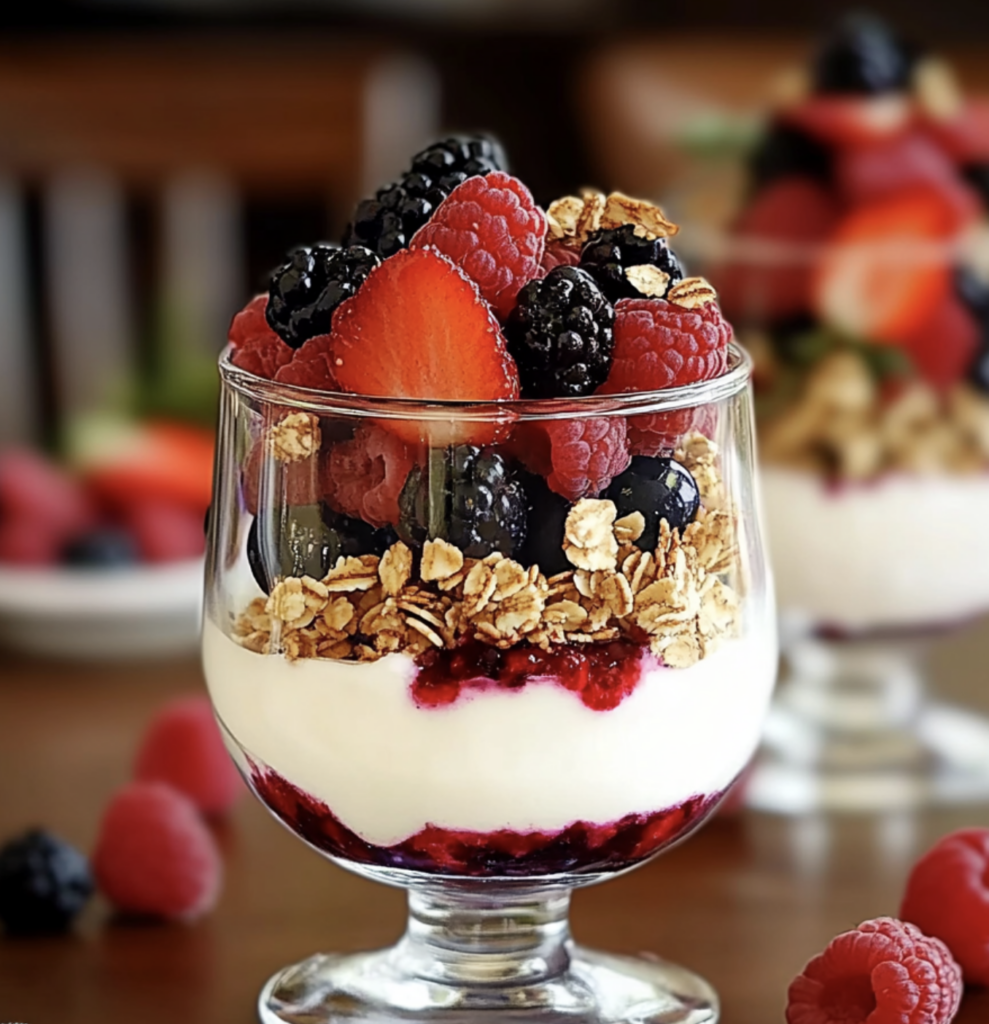 Spring Berry Parfait - Clara quick dinners
