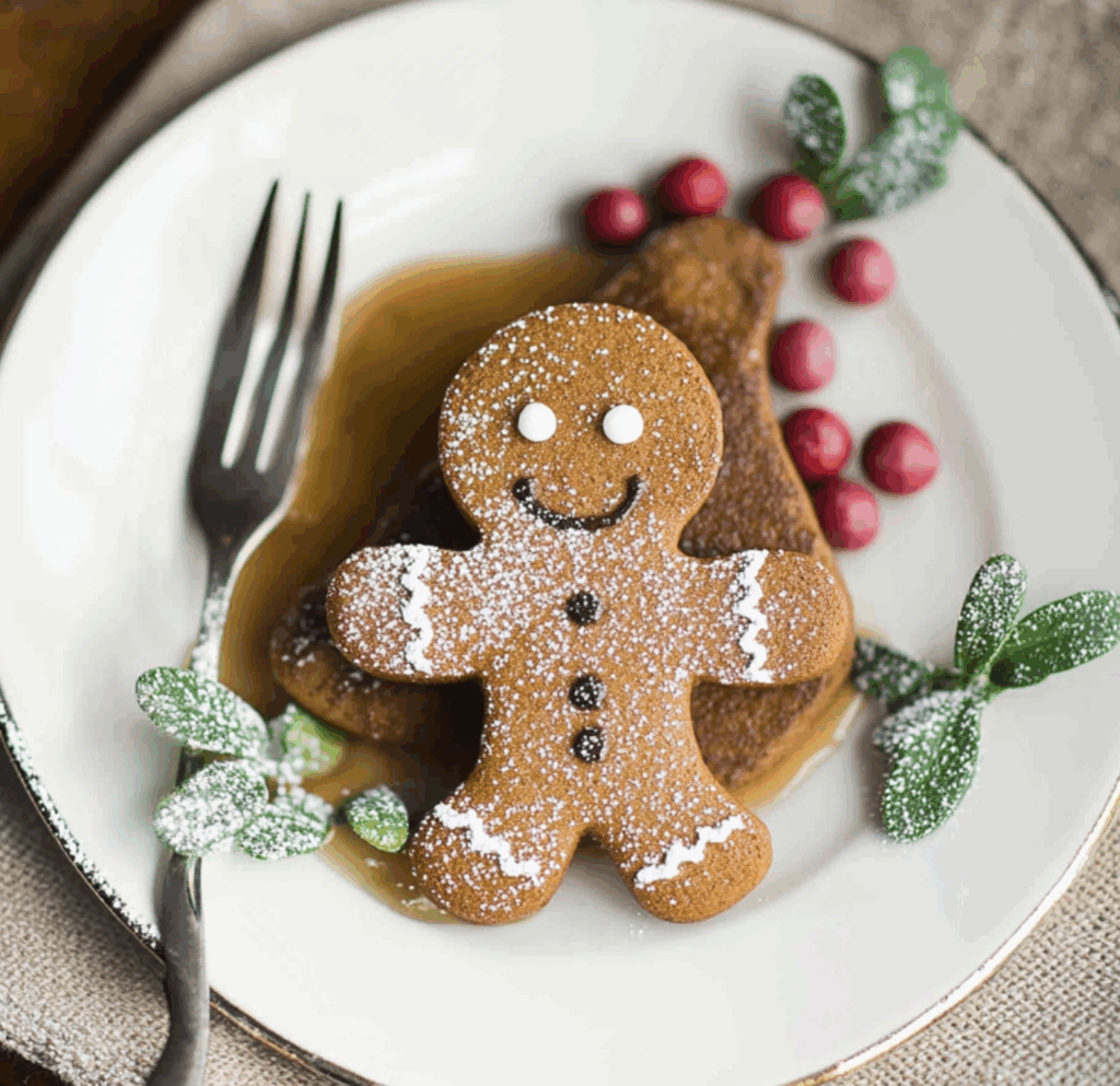 Gingerbread Men Pancakes - Clara quick dinners