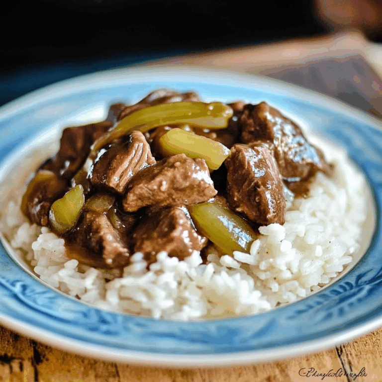 Beef Tips and Rice - Clara quick dinners