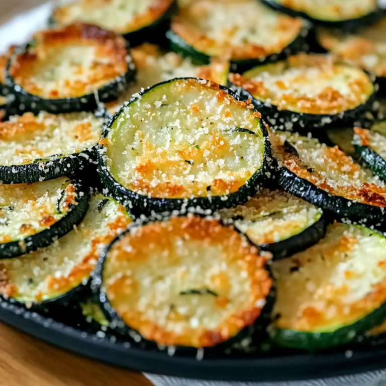 Crispy Parmesan Zucchini Rounds Recipe - Clara quick dinners