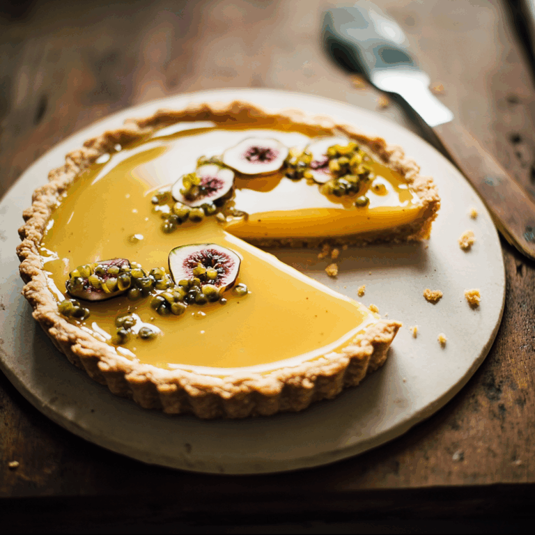 Granadilla Fridge Tart - Clara quick dinners