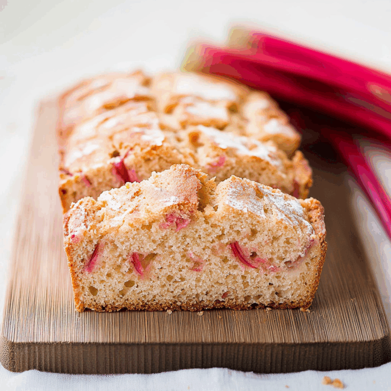 Rhubarb Bread - Clara quick dinners