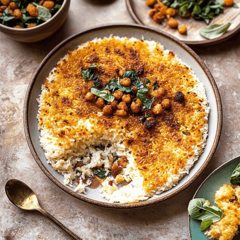 Crispy Persian Rice - Clara quick dinners