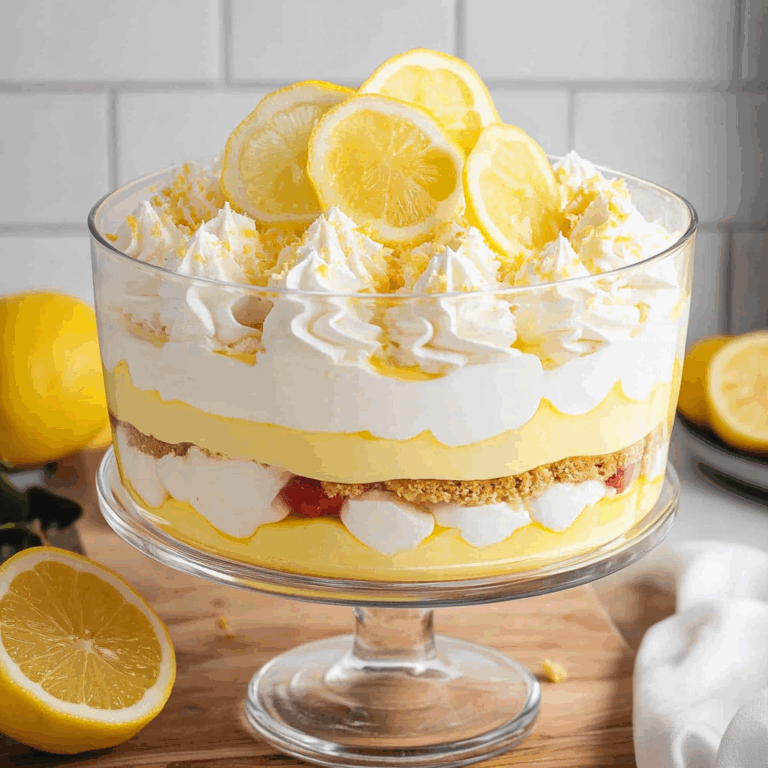 Outrageous Lemon Lovers Trifle - Clara quick dinners