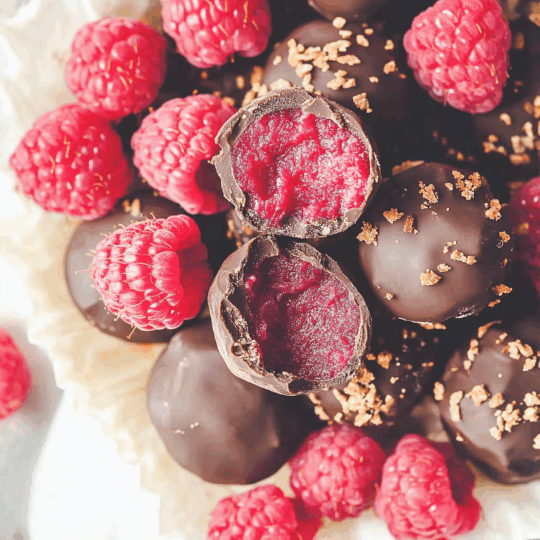 Raspberry Truffles - Clara quick dinners