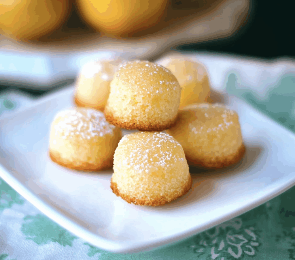 Mini Lemon Drop Cakes - Clara quick dinners
